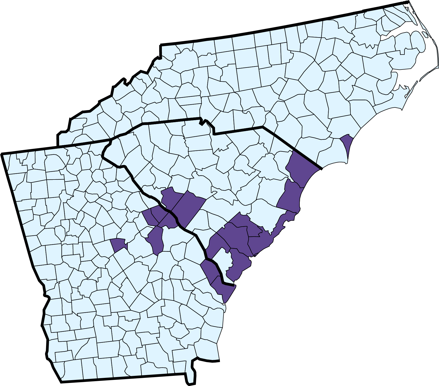 Navy Junior Reserve Officers Training Corps - Geographic Areas