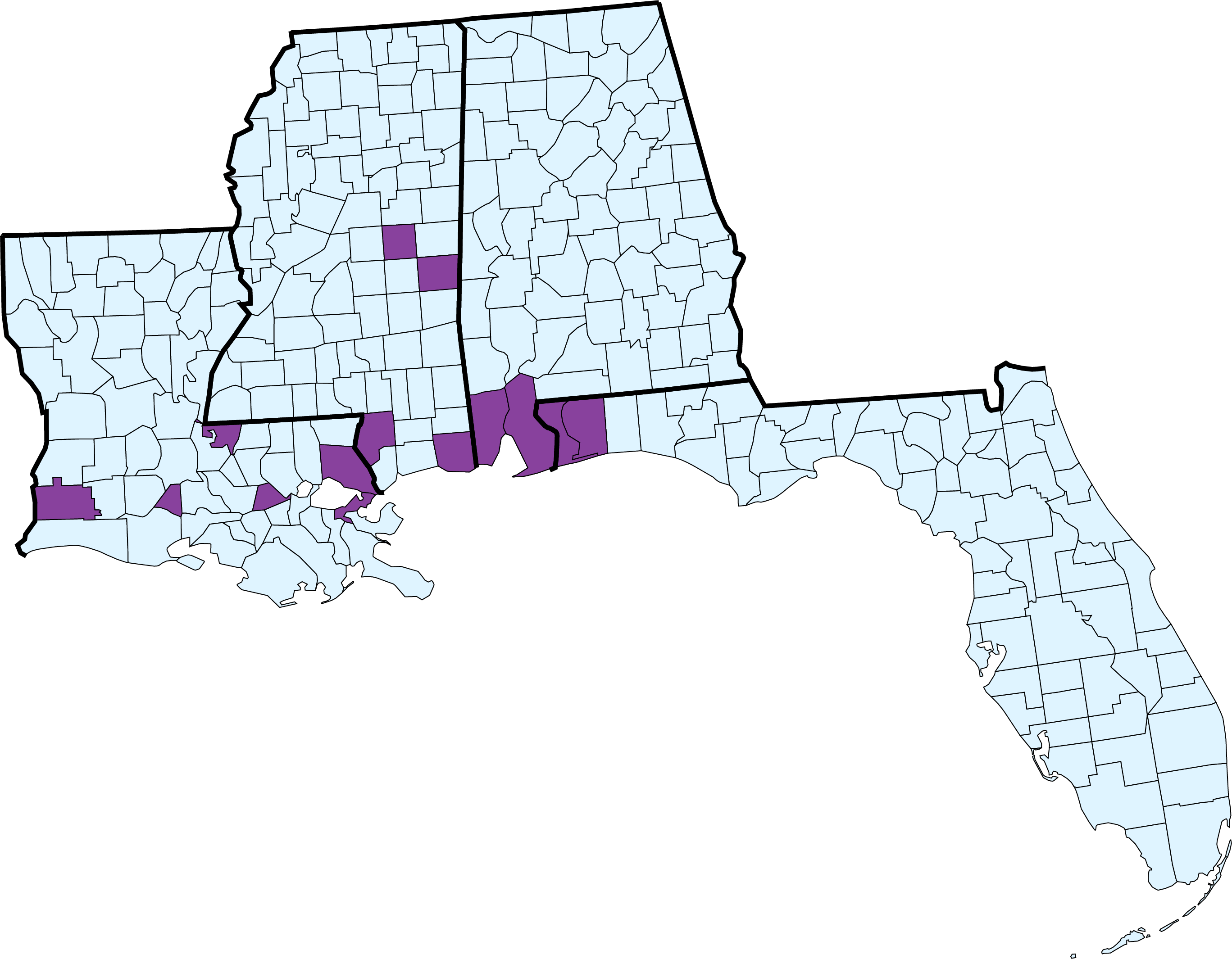Navy Junior Reserve Officers Training Corps - Geographic Areas